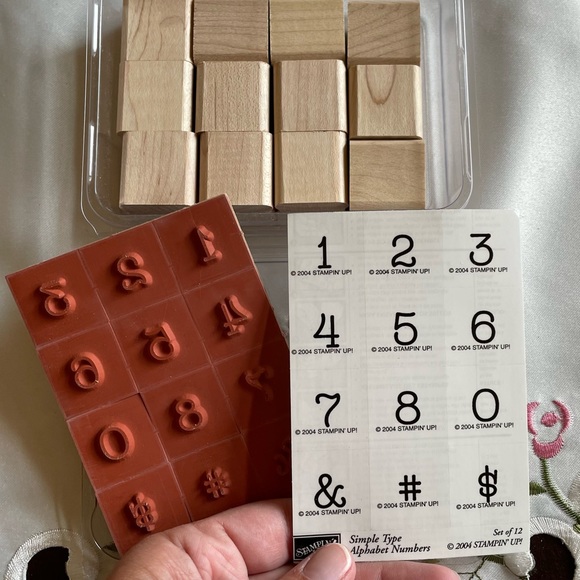 Stampin' Up! | Design | Stampin Up Simple Type Alphabet Numbers | Poshmark